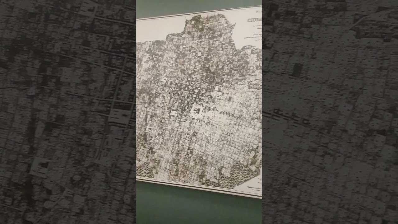 Mapa de la Ciudad de Mérida, Yucatán 1865 - 1866
