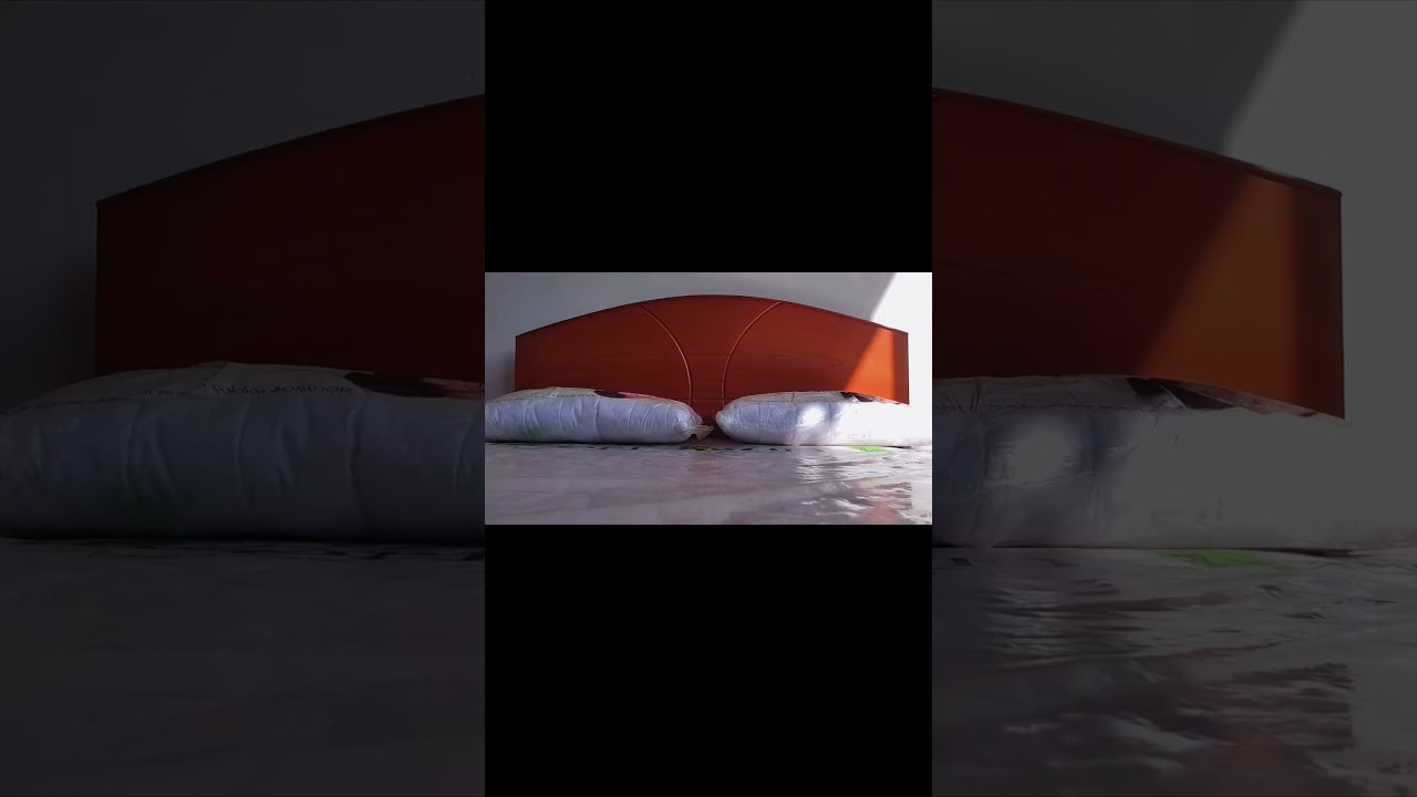 ✅Cama color cedro - 2 plazas