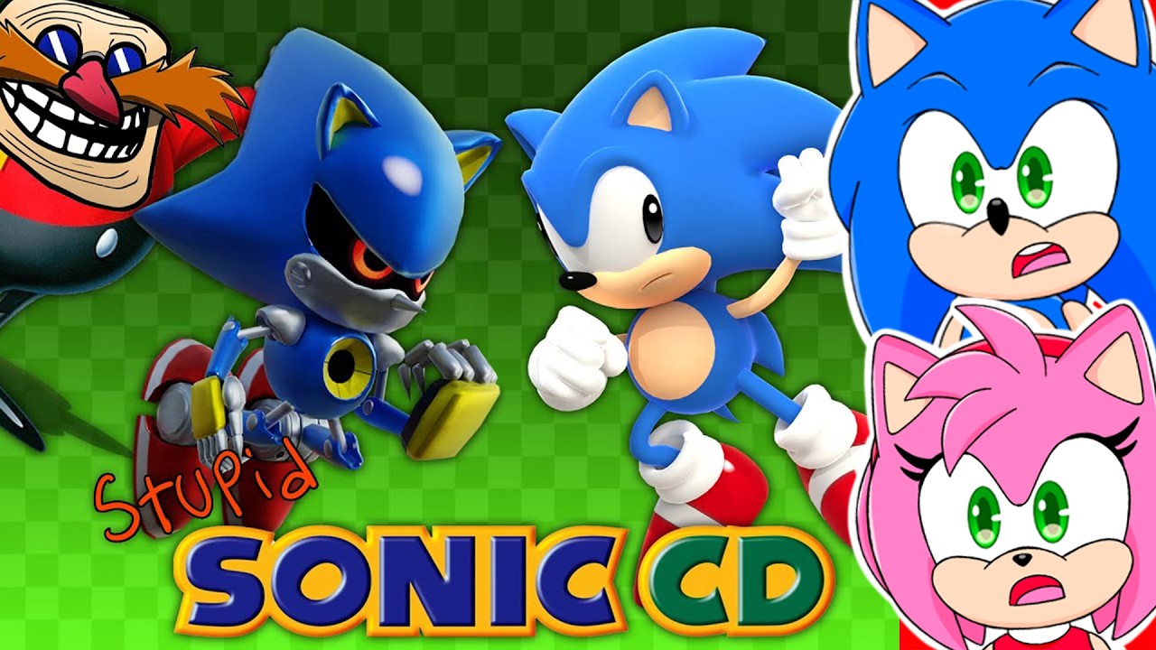 Sonic and Amy watch Stupid Sonic CD