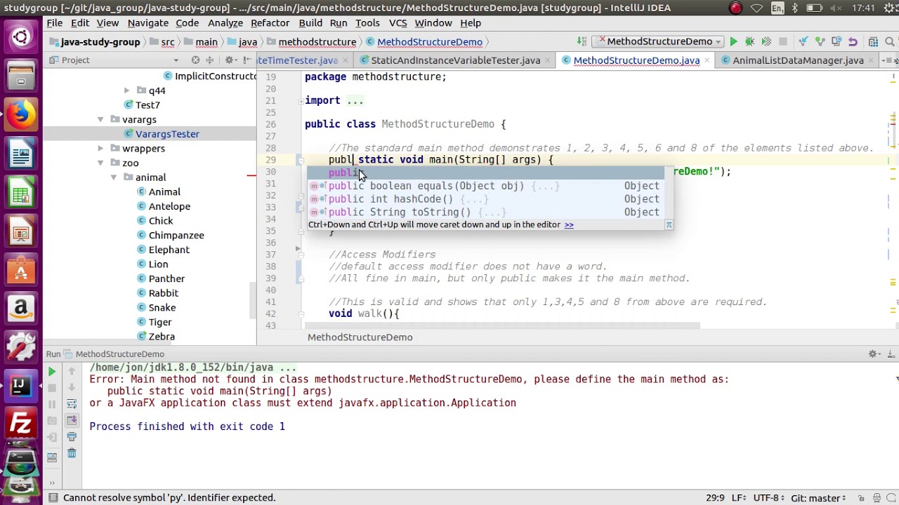 Oracle Certified Associate Java Programmer Study. Chapter 4 Video 1