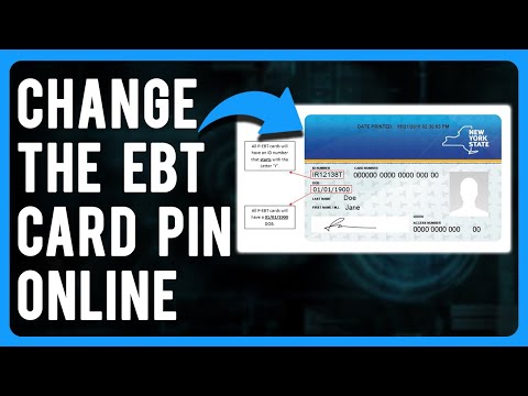 How to Change the EBT Card PIN Online (Reset EBT PIN)