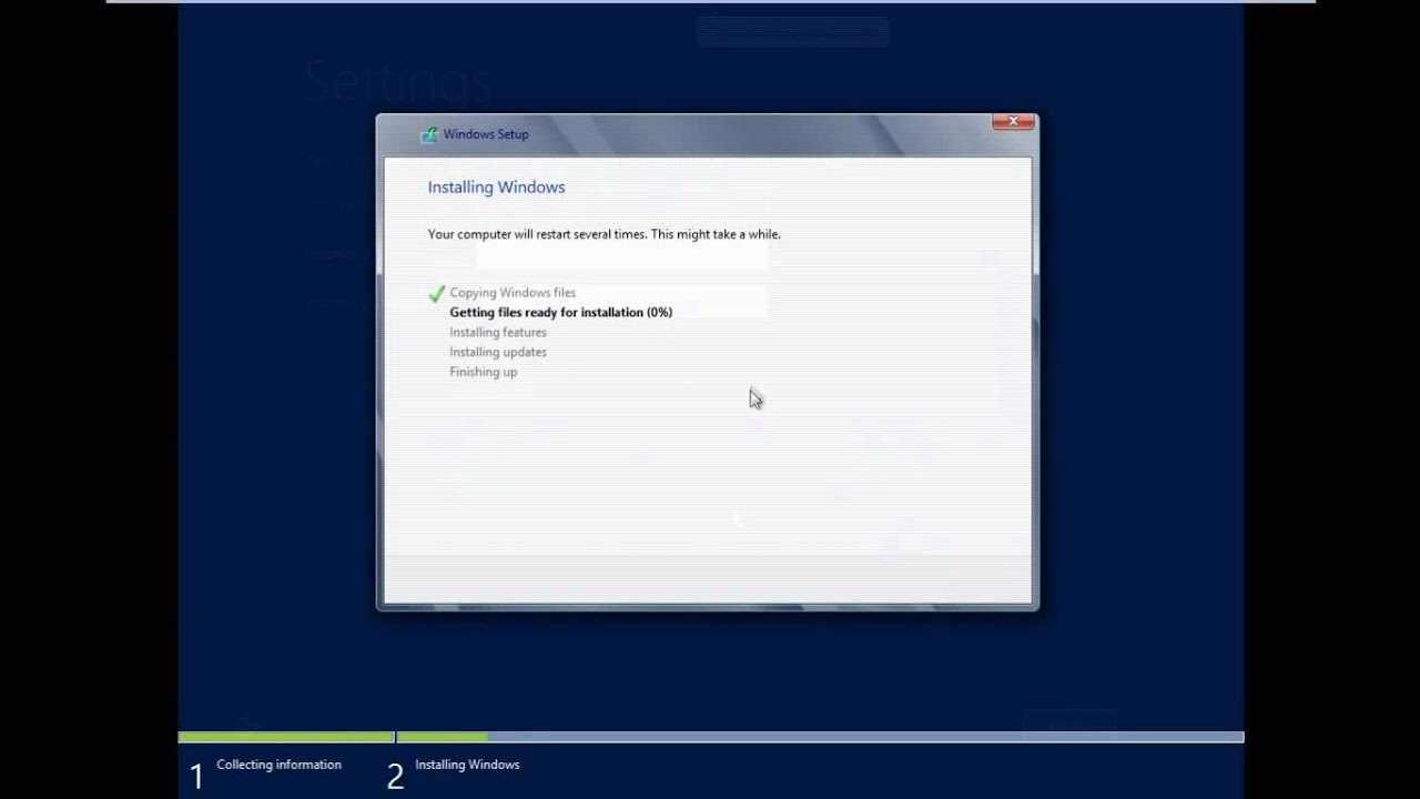 Install Windows Server 2012 Datacenter