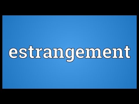 Estrangement Meaning