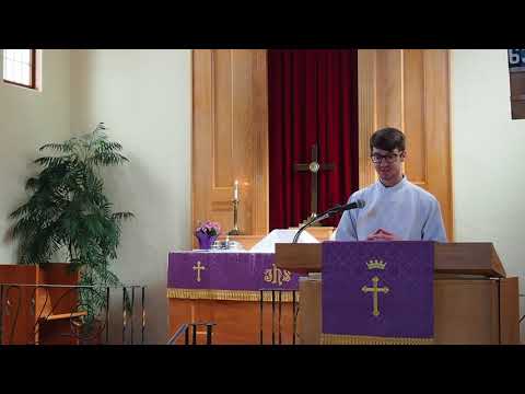March 24, 2019: Vicar Peter Knelson at Mt. Calvary Lutheran Church, New Westminster
