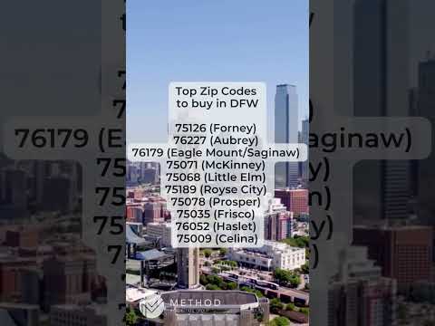 What are the top selling DFW zip codes?