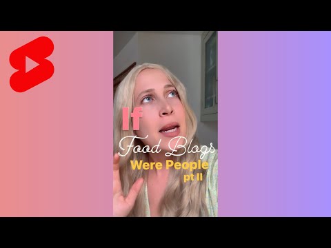 If Food Blogs We’re People Part II