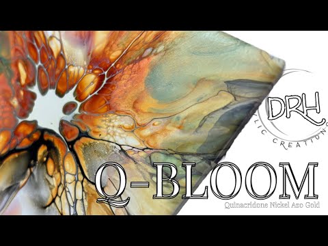 #160. Q-BLOOM  #SheleeArtStyle | Acrylic Pouring for Beginners