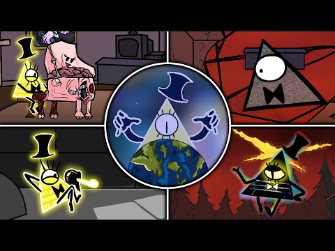 All Bill Cipher Phases - Friday Night Funkin VS Bill Cipher