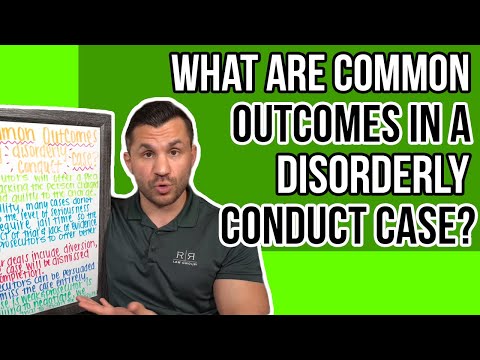 What are Common Outcomes in a Disorderly Conduct Case?