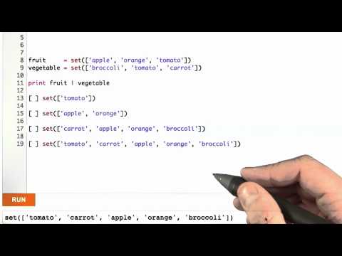 Learn Python Sets Solution Design of Computer Programs - Mind Luster