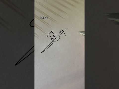 How to sign the letter S?❤️