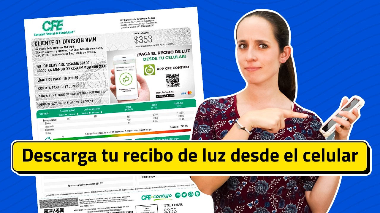 How to download your CFE receipt step by step