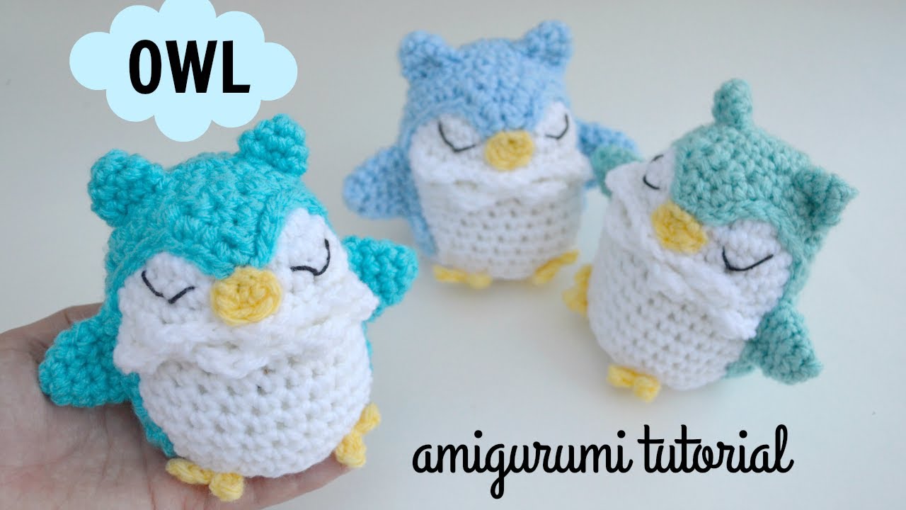 Owl Amigurumi Tutorial | Free Crochet Pattern | Ami Amour