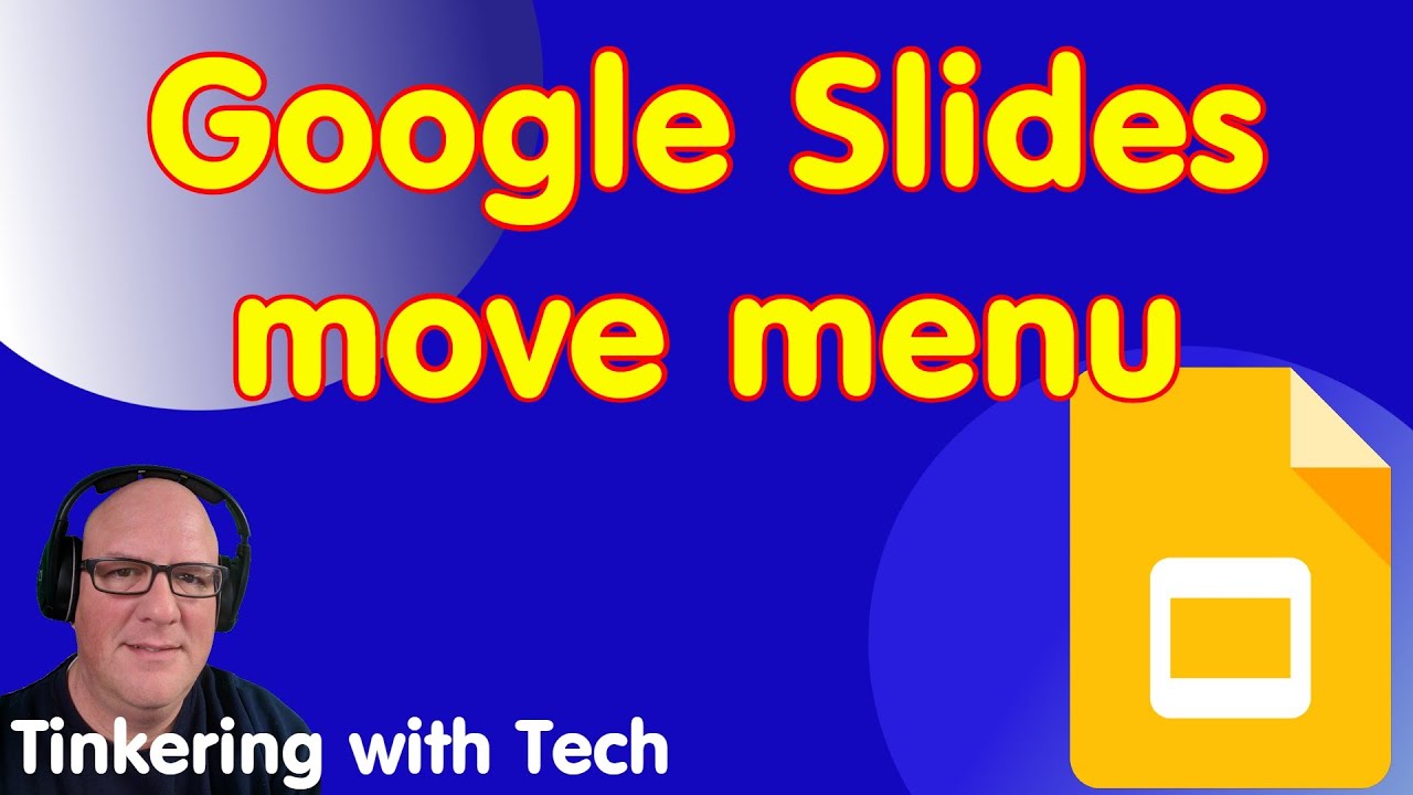 Google Slides move or hide Menu