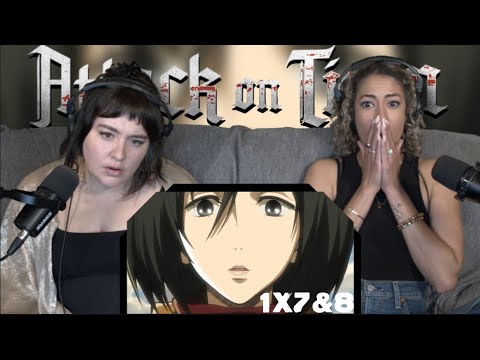 Attack on Titan 1x7&8 'Small Blade' & 'I Can Hear His Heartbeat' | First Time Reaction
