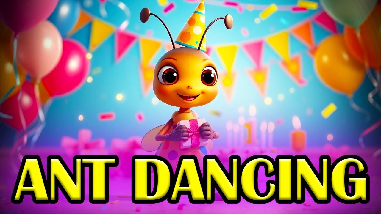 Cute Ant Dancing | Funny Video | Kids Cartoon | Kids Dance | Adorable Dose