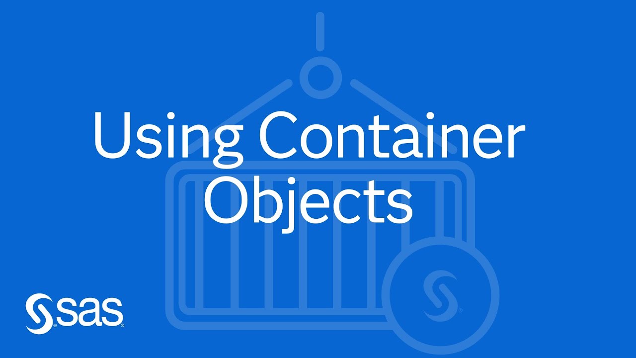 SAS Demo | Using Container Objects in SAS Visual Analytics
