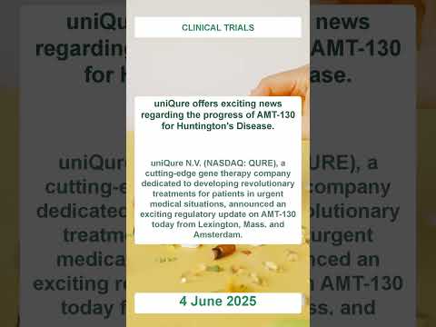 uniQure AMT-130 Regulatory Update for Huntington’s Disease | Pharma Update