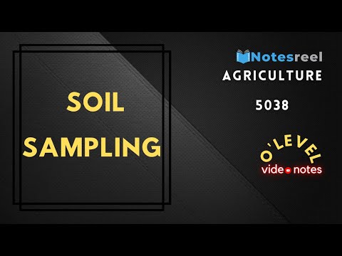 Soil Sampling | O Level Notes Agricultural 5038