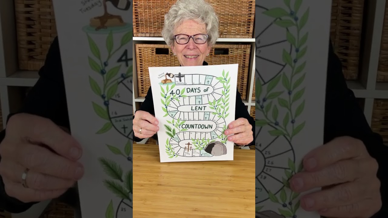 40 Days of Lent Countdown Calendar Printable