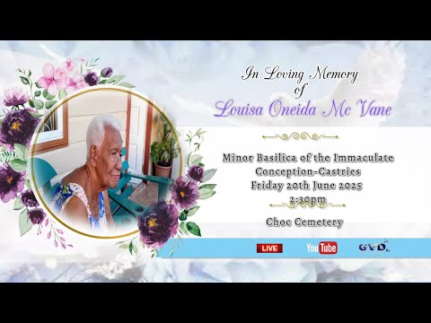 In loving Memory of Louisa Oneida Mc Vane