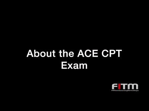 About the ACE CPT Exam