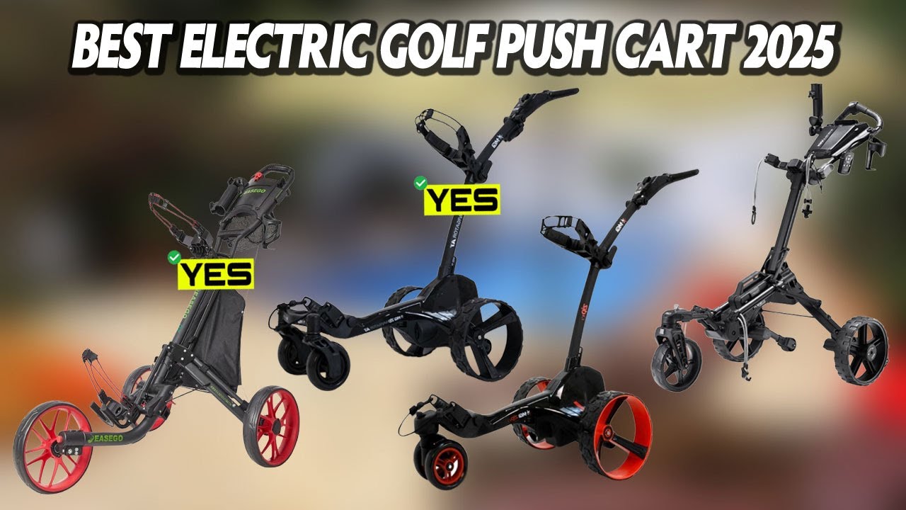 These 5 Electric Golf Push Carts DOMINATED 2025! (See Why)