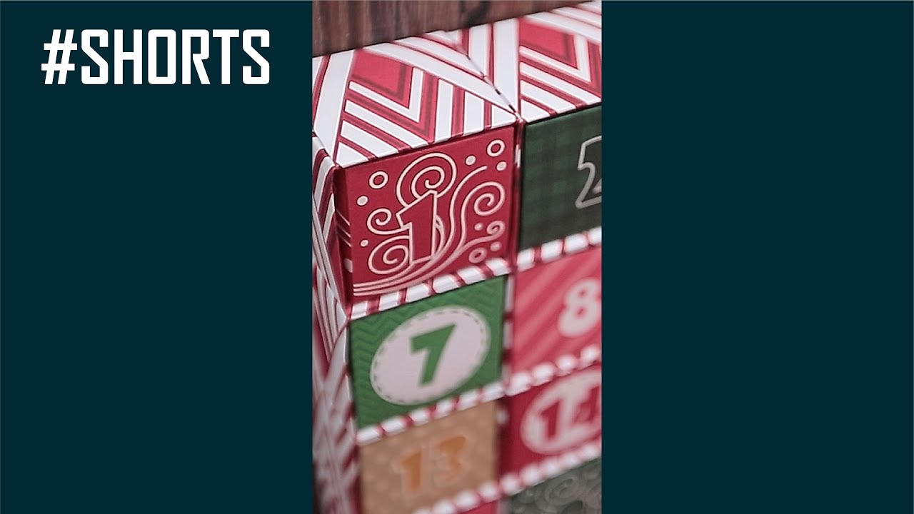 Easy DIY Advent Calendar | Christmas Countdown | Christmas Decorations #shorts
