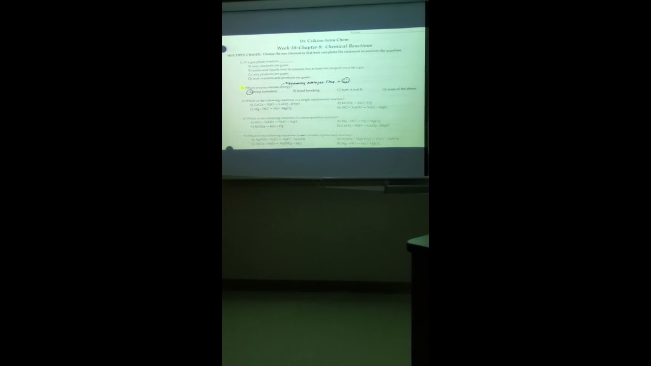 Week 10:  Chapter 8 homework questions