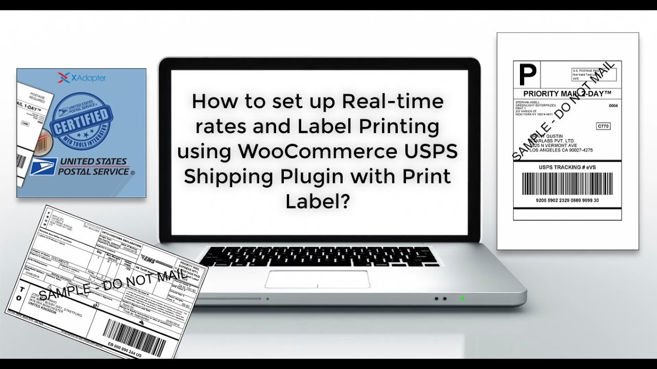 How to set up Real-time rates and Label Printing using WooCommerce USPS Shipping Plugin?