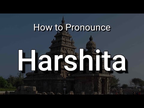 Harshita - Pronunciation and Meaning