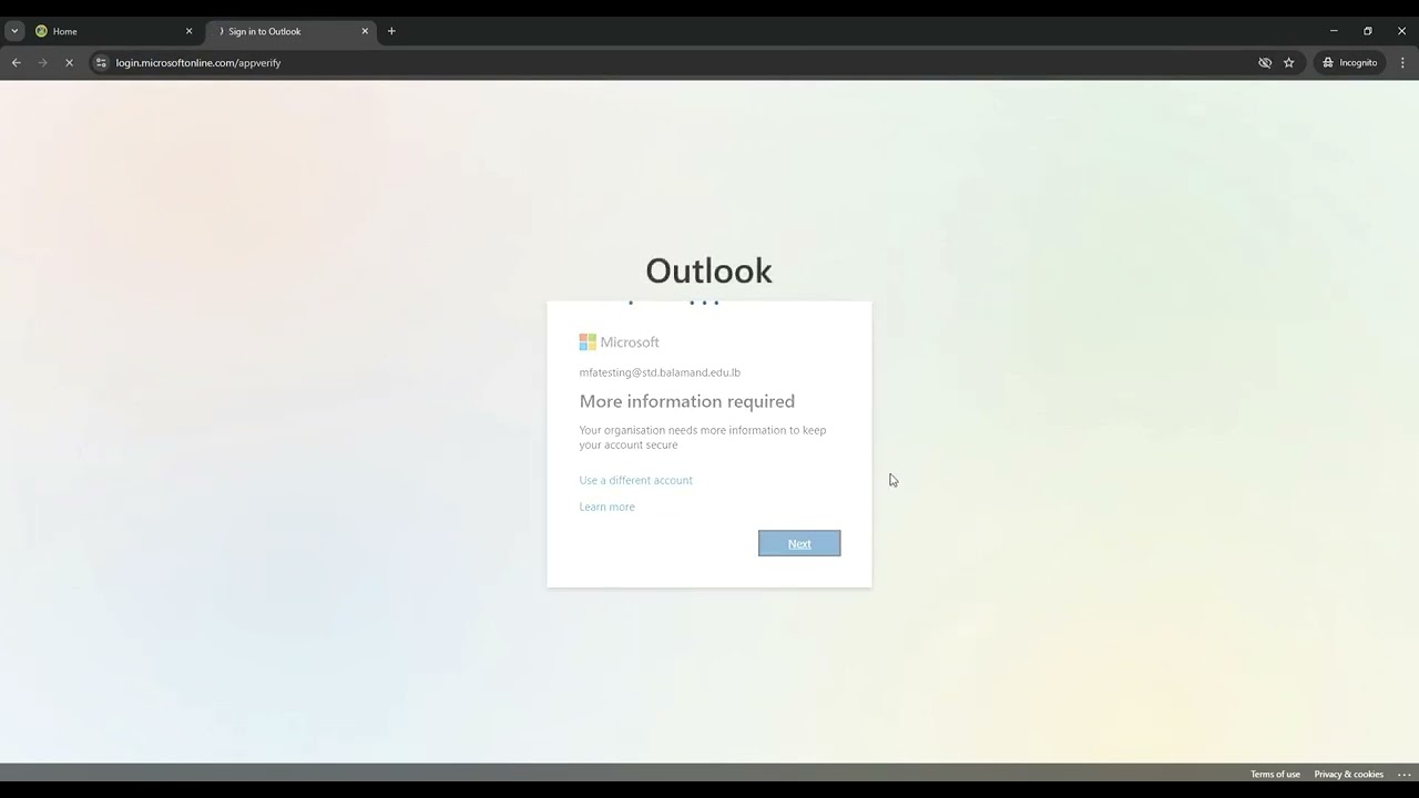 Step by Step for Multi-Factor Authentication (MFA)