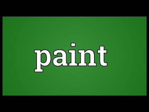 Paint Meaning