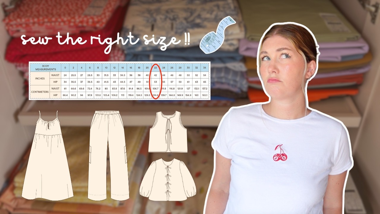 Sewing Pattern Sizing: everything you need to know to choose your perfect size