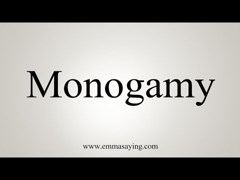 How To Say Monogamy