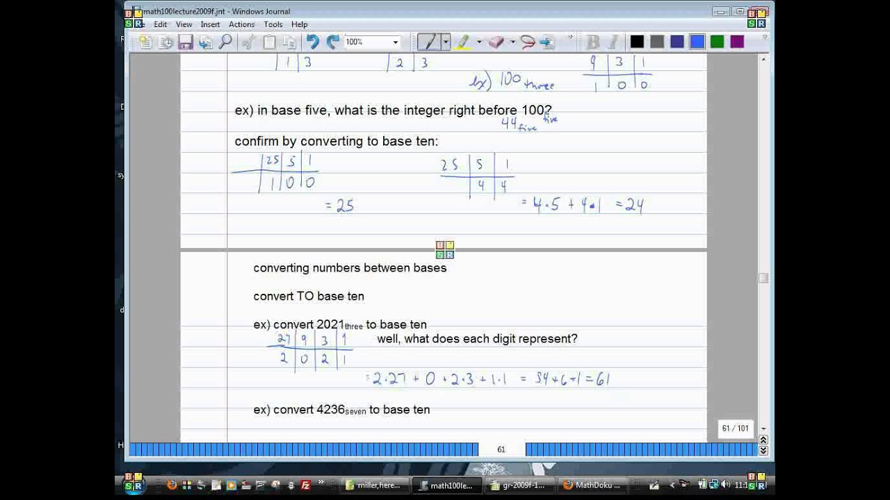 4.3a Number systems: conversion between bases