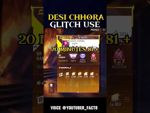 Desi Chora Glitch Use ๐ฒ #freefire #garenafreefire #freefiremax #shorts