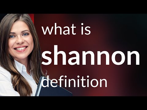 Shannon — meaning of SHANNON