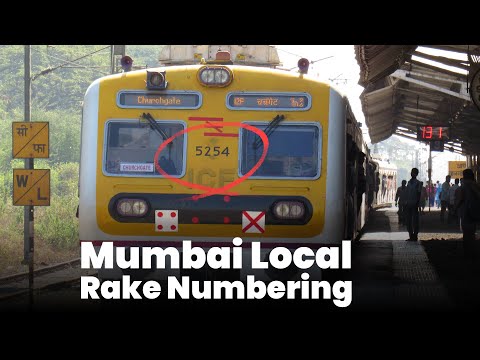 How are the Mumbai Local Trains Numbered? Rake Numbering Pattern in Mumbai