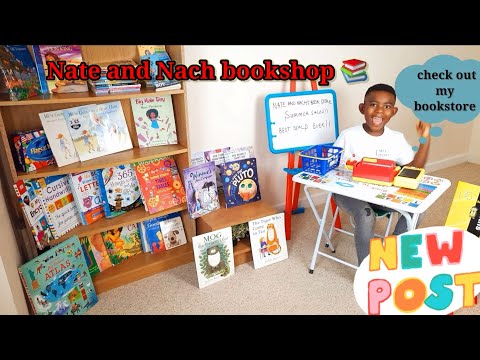Nate and Nach Kids and Toddlers Bookshop 📚 Nate and Nach Pretend play at the bookshop! Episode 1.