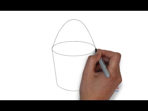 How To Draw a Bucket Step By Step For Kids