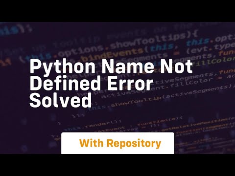 python name not defined error solved