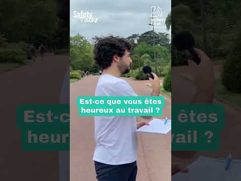 Êtes-vous heureux au travail ? #santé #microtrottoir