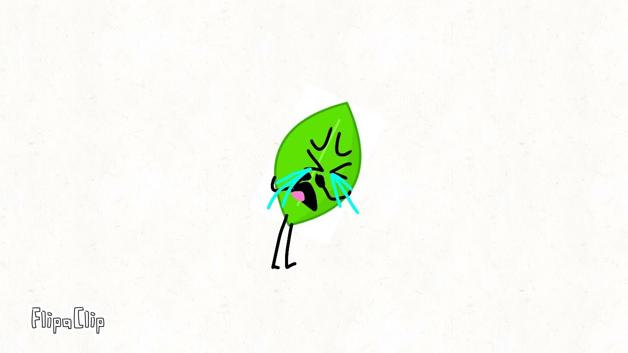 leafy crying for no reason (gif)