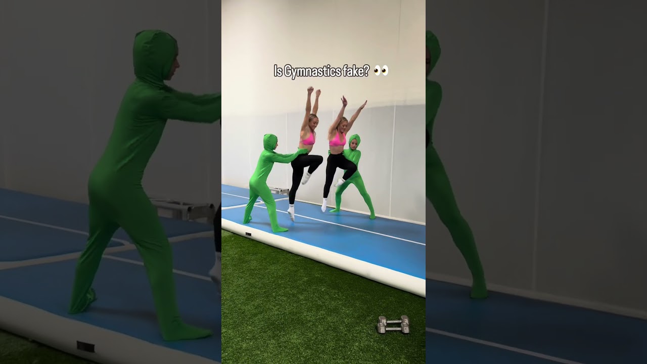 Is gymnastics fake? 👀