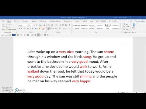 Using a thesaurus