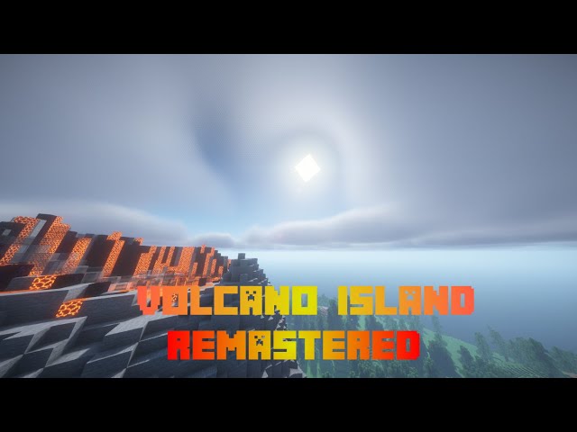 Volcano Island Remastered Minecraft Map