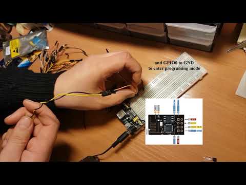 IOT temperture and humidity sensor with ESP-01