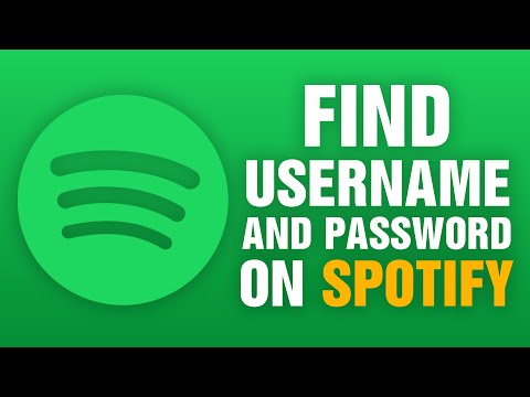 How To Find Your Username And Password On Spotify