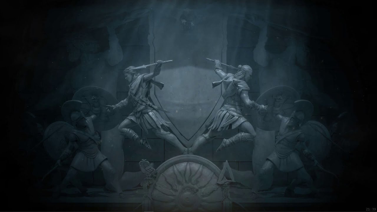 Kassandra/Alexios Statues - AC Odyssey | Wallpaper Engine